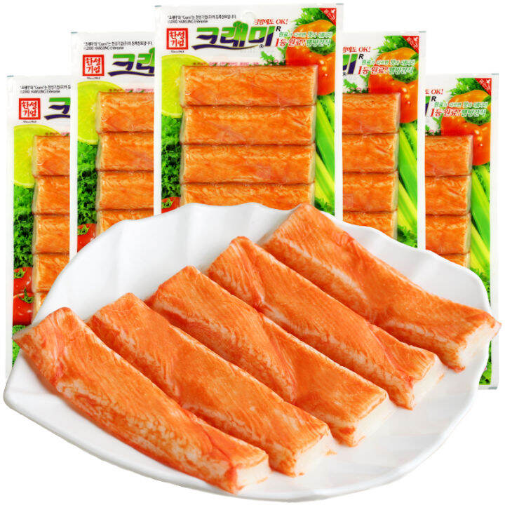 South Korea's imported crab sticks, Japanese crab sticks, hand-torn ...