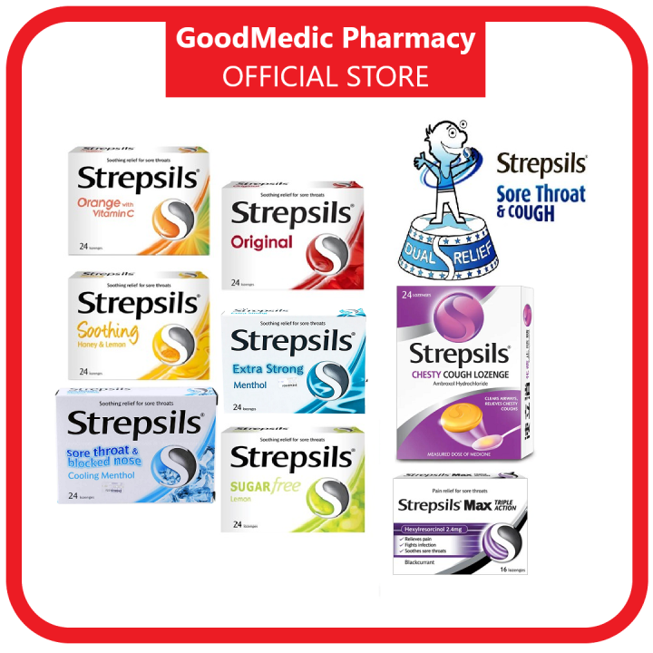 Strepsils Sore Throat Lozenges (Box - 24 Lozenges) | Lazada