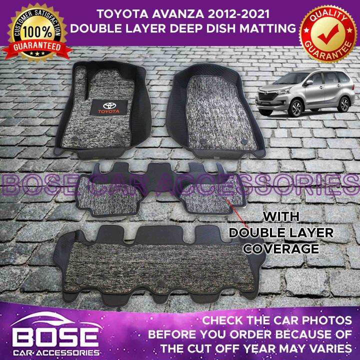 7D Deep Dish Matting Toyota Avanza 2012 2013 2014 2015 2016 2017 2018 ...