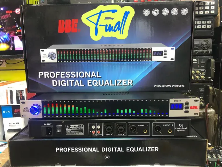 DEQ-31 by BBE Professional digital 31band Graphic Equalizer Audio processor Equalizer (black ...