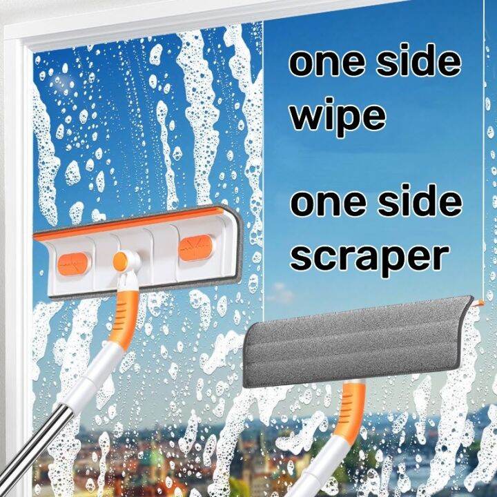 Window Squeeze Mop Mops Glass Brush Telescopic Multi-Function Scraper ...