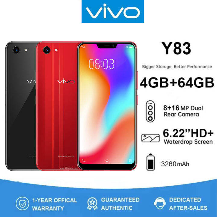 Genuine vivo Y83 Global Version Smartphone (4+64GB) AI Beauty Camera 6. ...