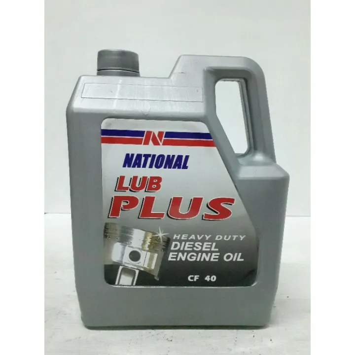 NATIONAL LUB PLUS DIESEL ENGINE OIL CF 40 (1 GALLON) | Lazada PH