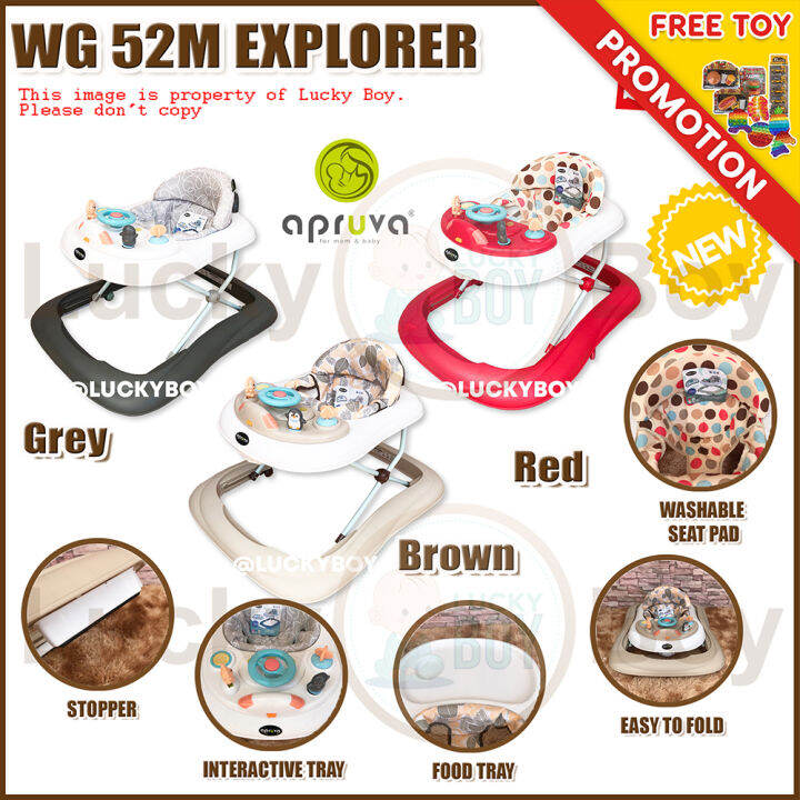 Apruva WG-52M Explorer Walker with Musical Tray for baby | Lazada PH