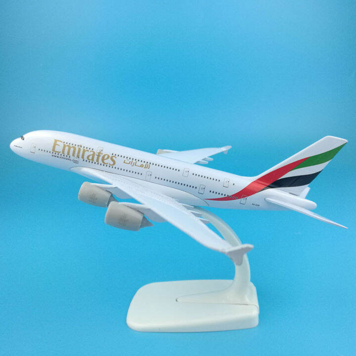 Emirates Airlines A380 20cm High Quality Die Cast Model On Stand ...