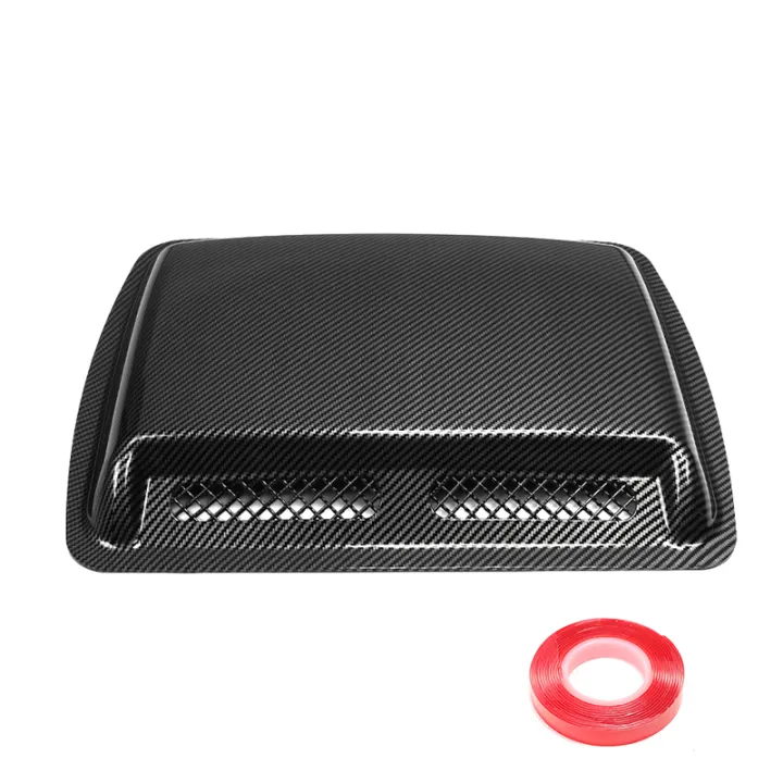 รถ Air Flow Intake Hood Scoop Vent Bonnet ตกแต่งครอบคลุม ABS Self ...