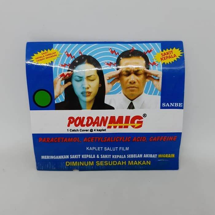 POLDANMIG STRIP ISI 4 sakit kepala dan migran POLDAN MIG | Lazada Indonesia