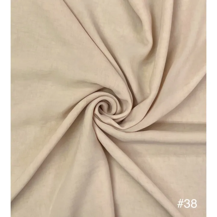 CREMIA LINEN POLY CHIFFON TEXTURED FABRIC/TELA 59"ATg | Lazada PH
