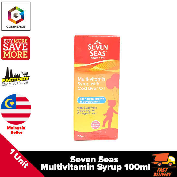 Seven Seas Multivitamin Kids Syrup 100mL | Lazada