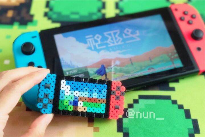 (Nintendo DS Keychain MTO) 5mm Customized Perler Ironing Fuse Beads ...