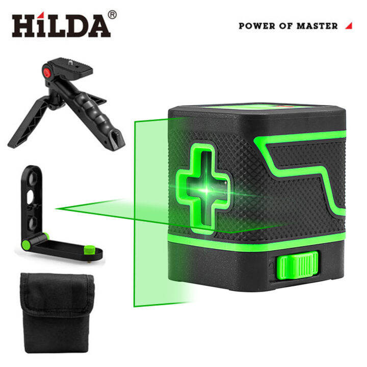HILDA Lasers Level Self-Leveling ( 3 Degrees) 2 Lines Portable ...