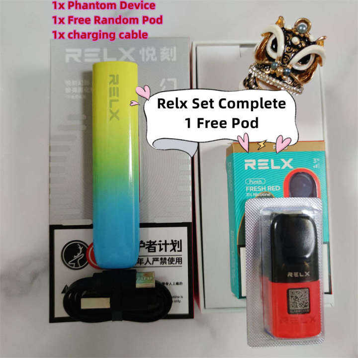 Re LX Complete Set Relax Ph ant om 5 th gen Relix with P0d Ready to Use ...
