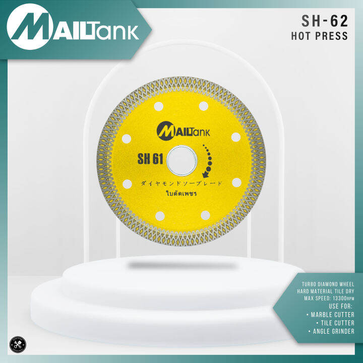 MAILTANK (SH61) Hot Press 4"/115mm Turbo Diamond Wheel Cutting Disc ...