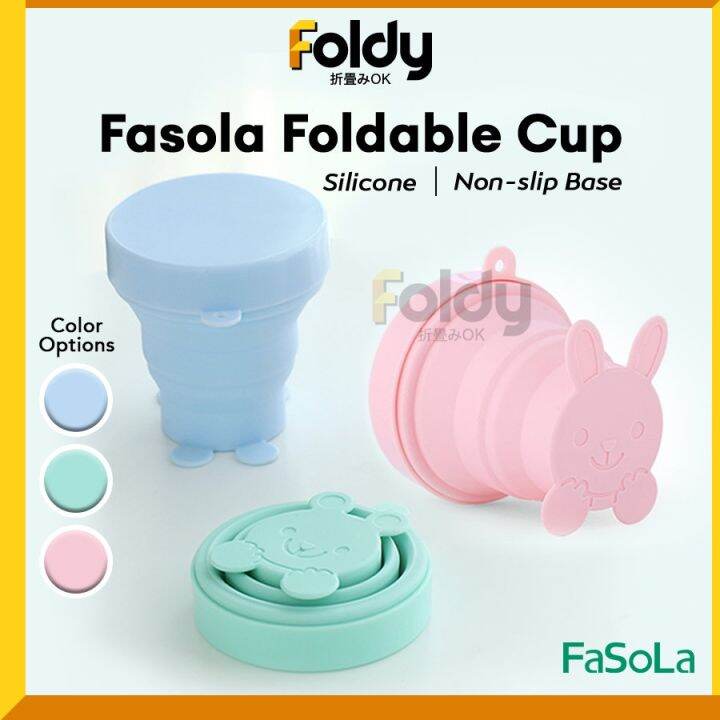 FOLDY FaSoLa Silicone Cup 230ml Collapsible Foldable Cup Portable ...
