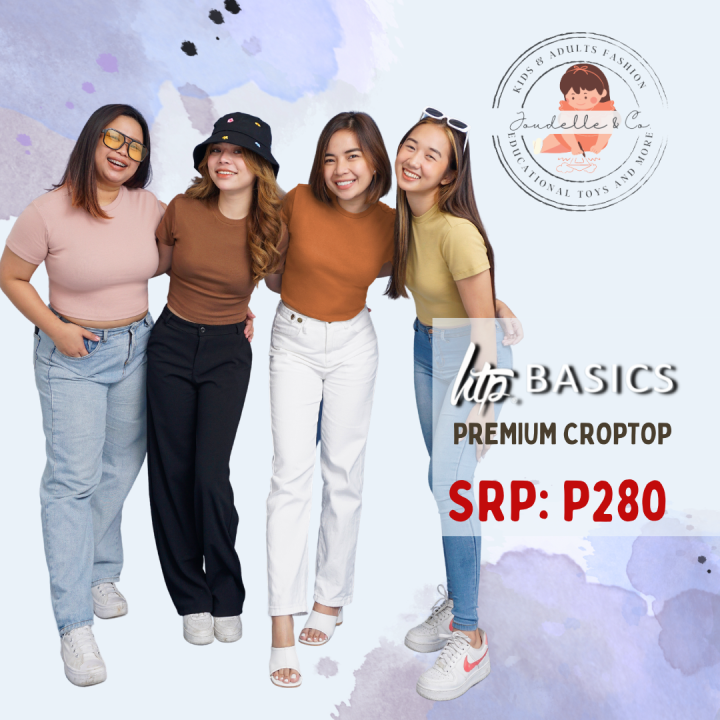 HTP Basics Premium Crop Top | Lazada PH