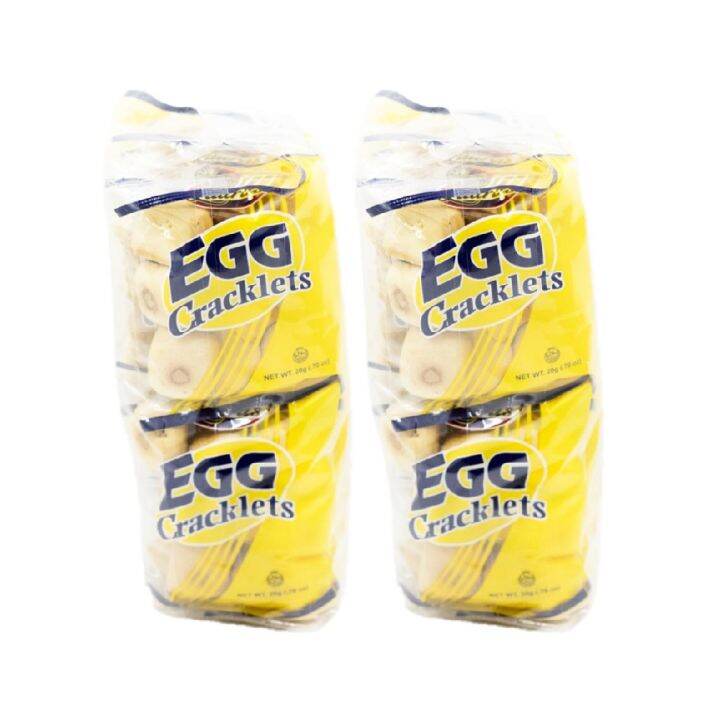 Laura's Egg Cracklet Biscuits 20g x 10 - Pack of 2 | Lazada PH