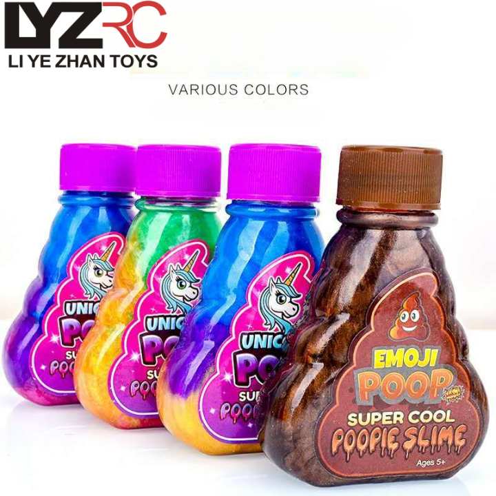 LYZRC Unicorn Slime Putty Unicorn Sand Elastic Mud Playdough Rainbow ...