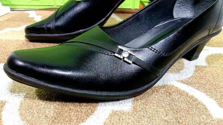 H01 Sepatu Pantofel Wanita Formal Guru Sekolah Kantor Kerja Rizki23 ...