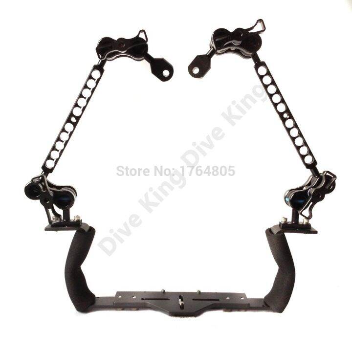 [COD] Diving underwater Arm System Base Tray with Handle 200mm arm x 2 ...