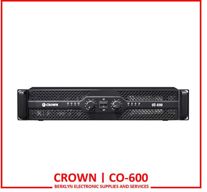 Crown CO-600 Powered Amplifier - CROSSOVER SERIES | Lazada PH