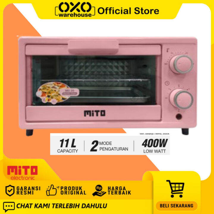 MITO Oven Listrik Mini MO20 11 L Wood Pemanggang Kue Low Watt Garansi ...