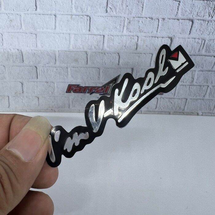stiker sticker emblem I'm V-Kool EMBOS - Chrome, Sambung | Lazada Indonesia