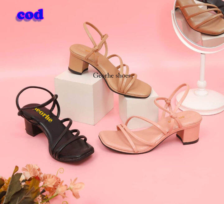 Sandal heels wanita terbaru 2023/sandal high heel wanita model tali ...