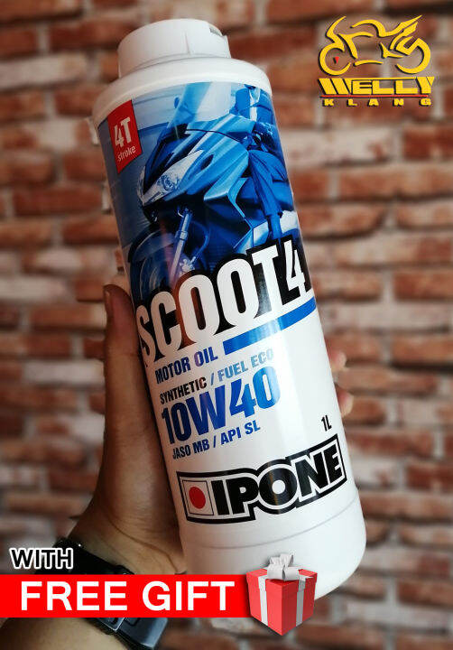 Scooter Engine Oil SCOOT 4 4T 10W40 Fully Synthetic Fuel Eco 1 Liter ...