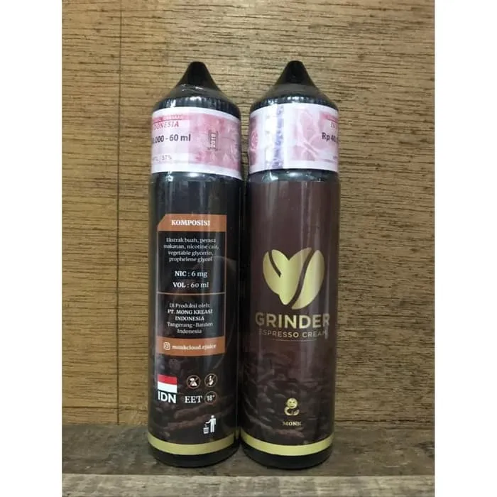 Liquid Grinder Espresso By Monk 60Ml Premium Liquid Vapor Kopi Coffee ...