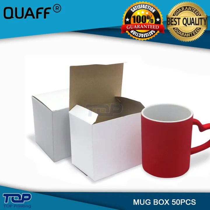 Mug Box Plain White 50pcs Not Corrugated | Lazada PH