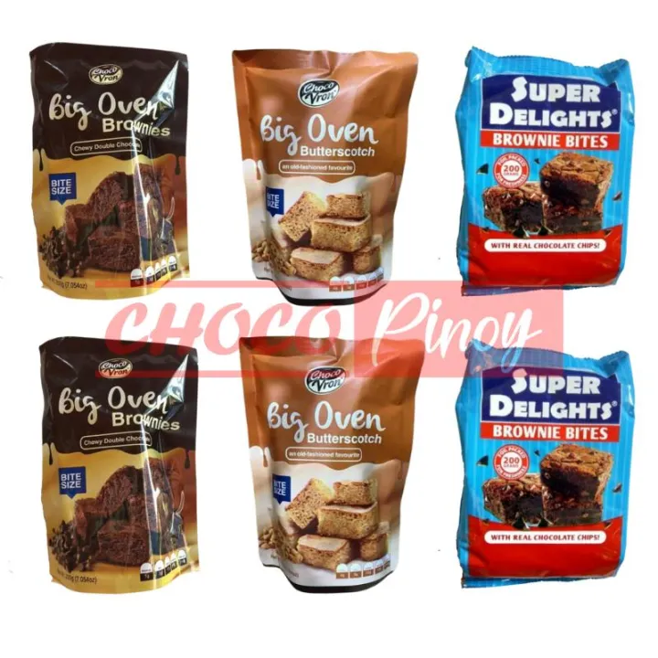 Choco Pinoy 2 packs Big Oven Brownies + 2 packs Big Oven Butterscotch ...