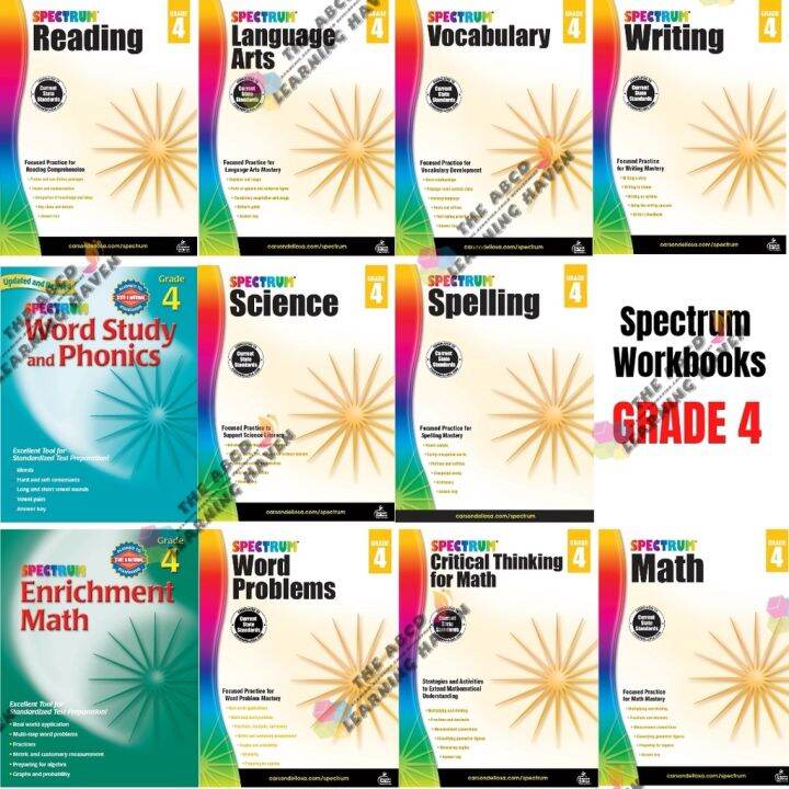 Authentic ☜ SPECTRUM Workbooks for Grade 4 | Lazada PH