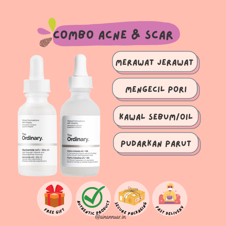 The Ordinary Combo Acne & Scar | Lazada