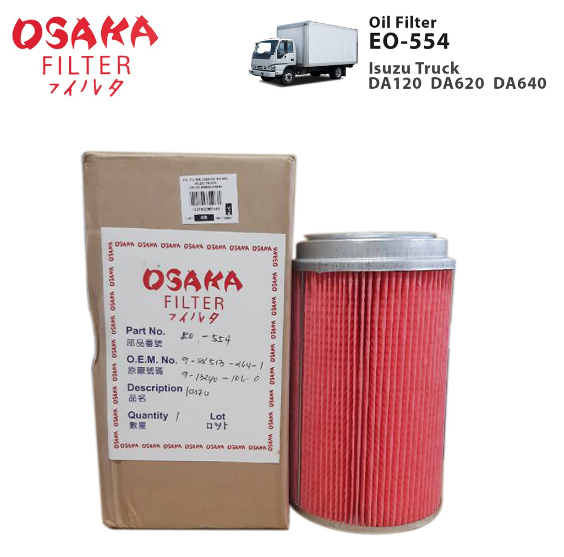 Osaka EO-554 Oil Filter Isuzu Truck DA120 DA620 DA640 | Lazada PH