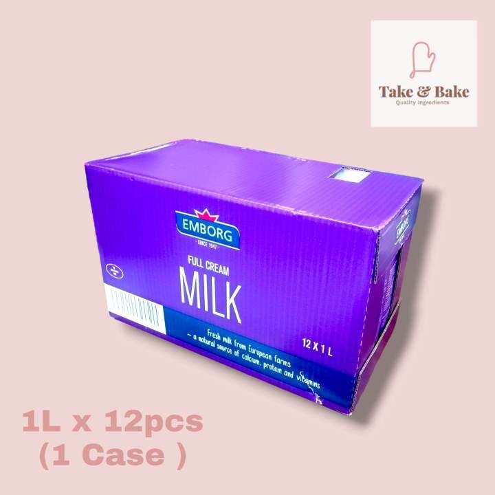 Emborg Full Cream Milk 1L x 12 (1 Case) | Lazada PH