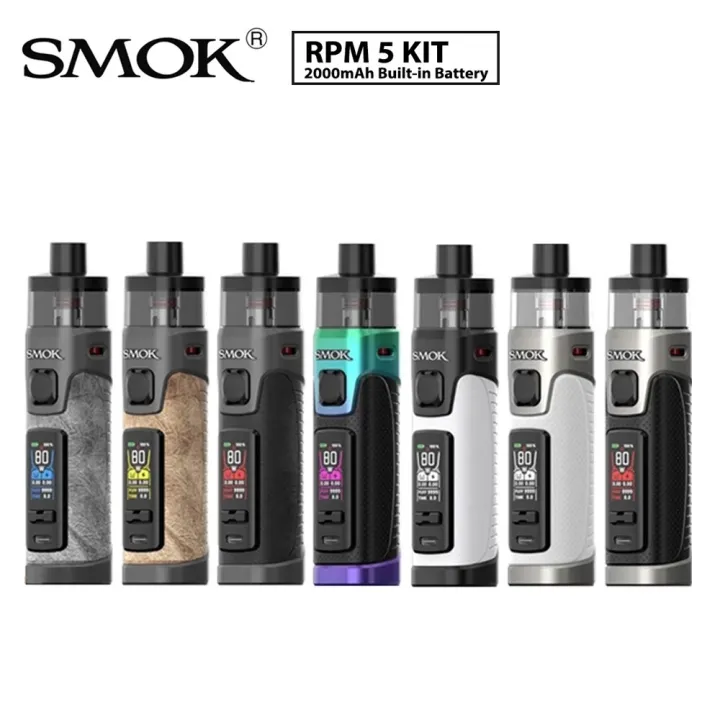 Original SMOK RPM 5 Kit 80W 2000mAh Built-in Battery RPM 3 Meshed Coil ...