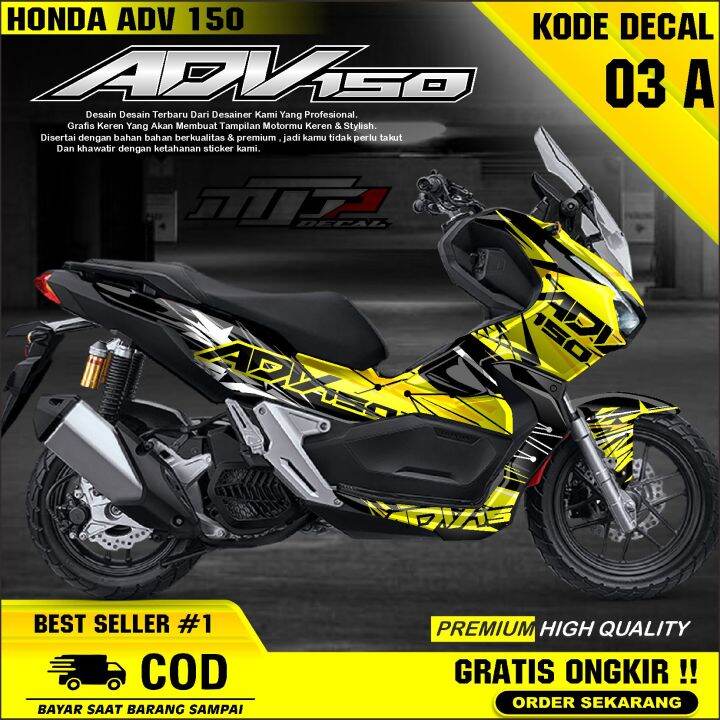 (TERLARIS) Decal Sticker Honda ADV Fullbody Dekal Stiker Variasi Motor ...