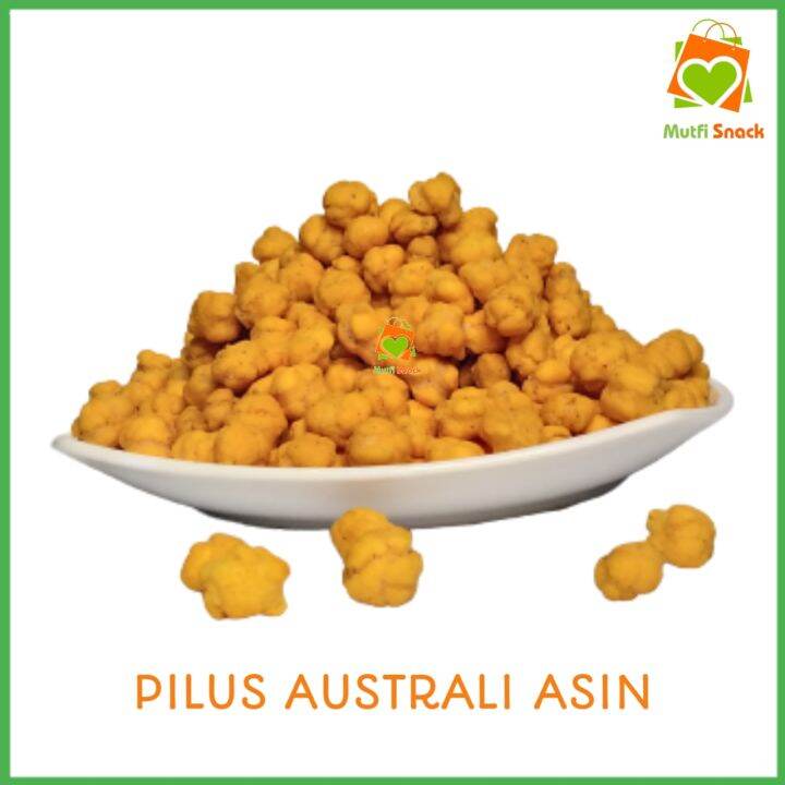 PILUS AUSTRALI RASA ASIN GURIH / JAGUNG TEPUNG / CAMILAN / MAKANAN ...
