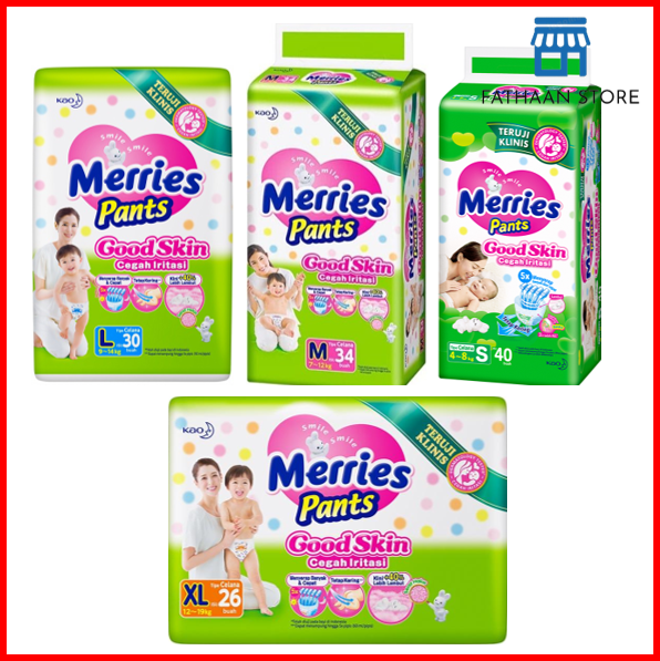 Merries Pants Good Skin Pampers Popok Anak All Varian | Lazada Indonesia
