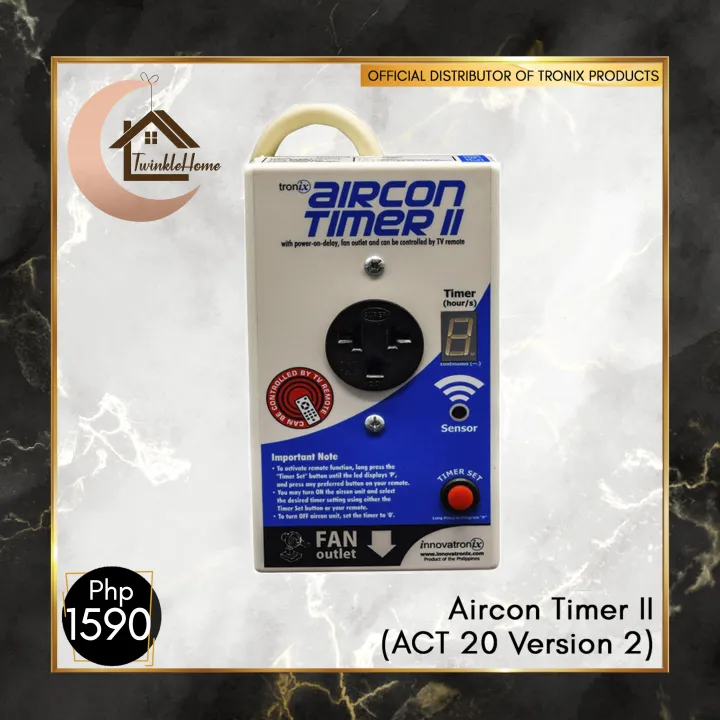TwinkleHome/ Tronix AirCon Timer (ACT20 II) Energy Saver and Appliance ...