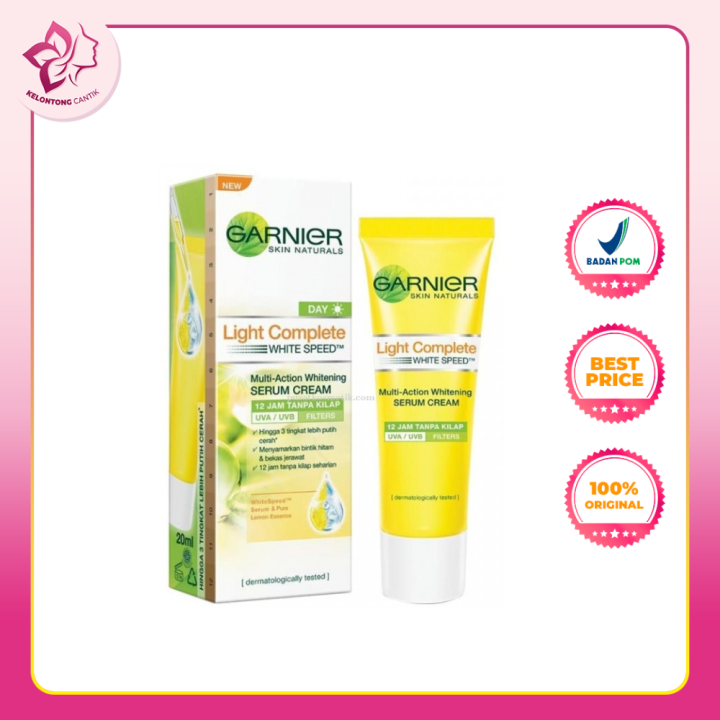 GARNIER Light Complete White Speed Whitening Serum Cream UV - Day Cream ...
