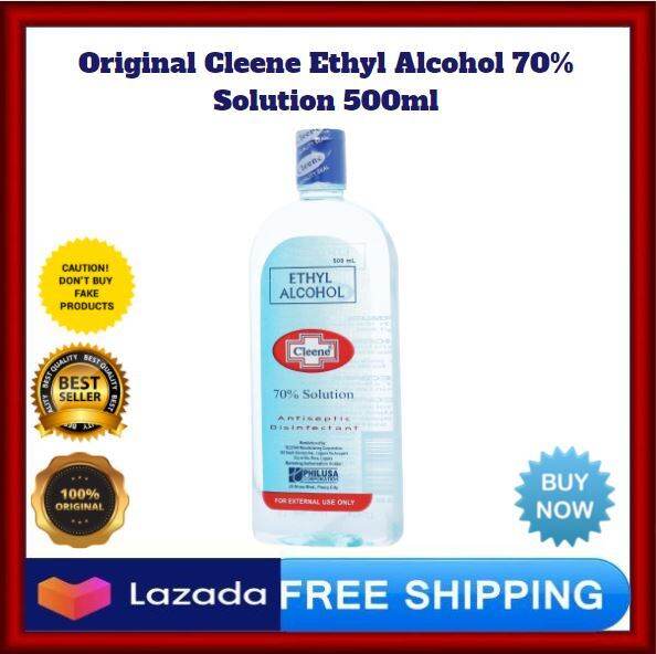 Original Cleene Ethyl Alcohol 70% Solution 500ml | Lazada PH