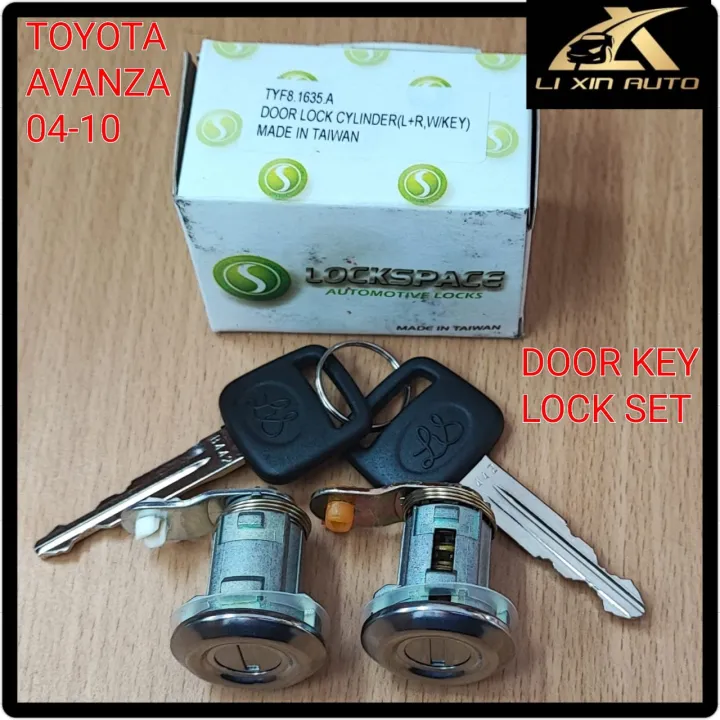 TOYOTA AVANZA F601 2004 DOOR KEY LOCK SET LEFT AND RIGHT 2 PCS | Lazada