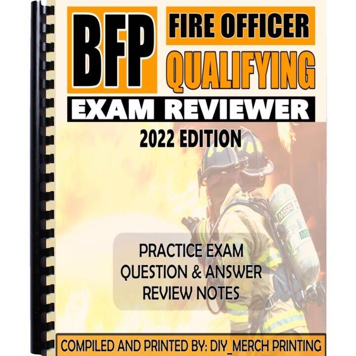 Hot sale FIRE OFFICER EXAM REVIEWER BFP QUALIFYING EXAM REVIEWER 2022 ...