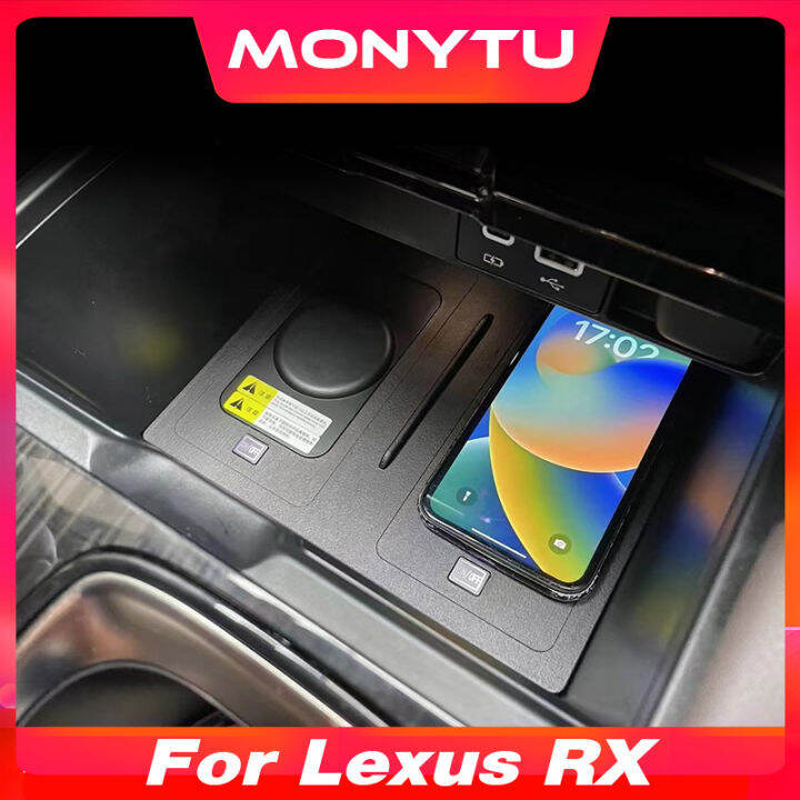 For Lexus RX 2023 2024 QI Car Wireless Charger 15W Fast charging Phone ...