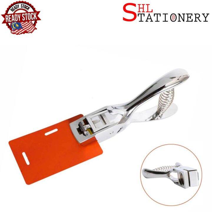 Heavy Duty ID Card Badge Metal Hand Held Slot Punch / Stainless PVC ...