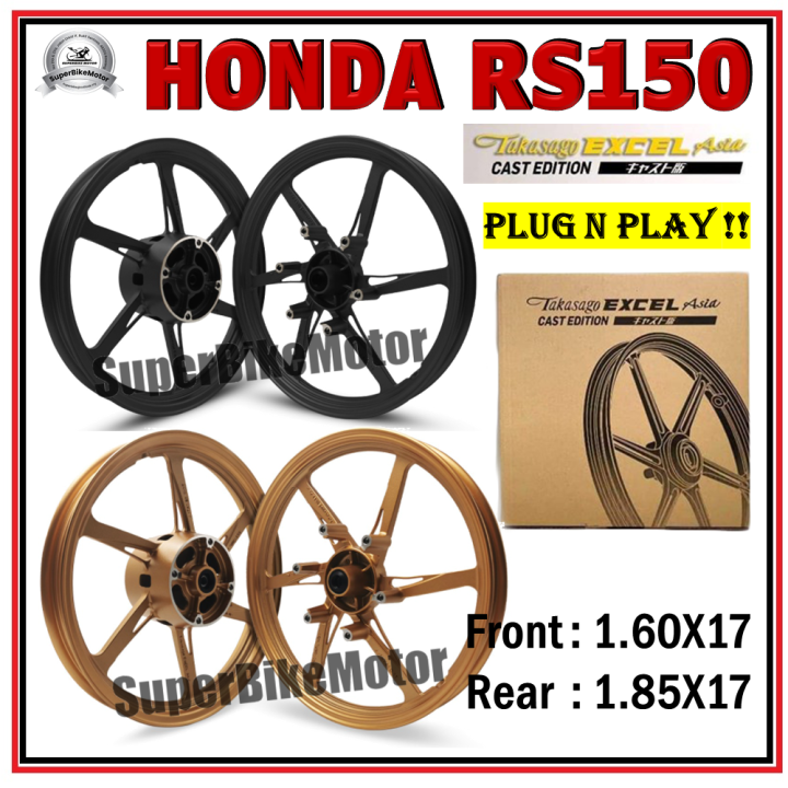 HONDA RS150 - Excel Takasago CS60-N3 Sport Rim [Front 1.60X17 / Rear 1 ...