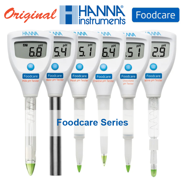 [1 Year Warranty] Hanna Instruments Foodcare pH Tester Meter Food Care ...