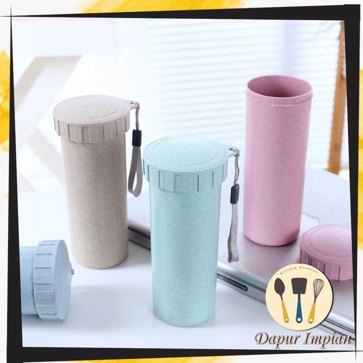 300ml Wheat Straw Plastic Bottle Eco Friendly Drinking Water Bottle ...