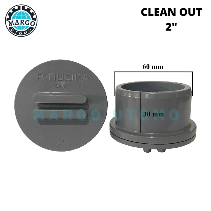 Sambungan Tutup Pipa / Clean Out CO Rucika 2 inch | Lazada Indonesia